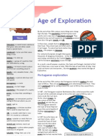 Age of Exploration Timeline | PDF | Exploration | Age Of Discovery