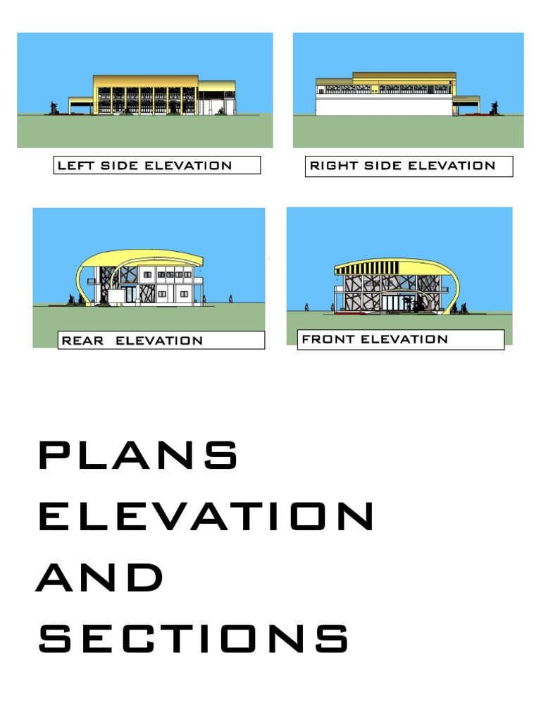 Elevation and Section Drawings Overview | PDF