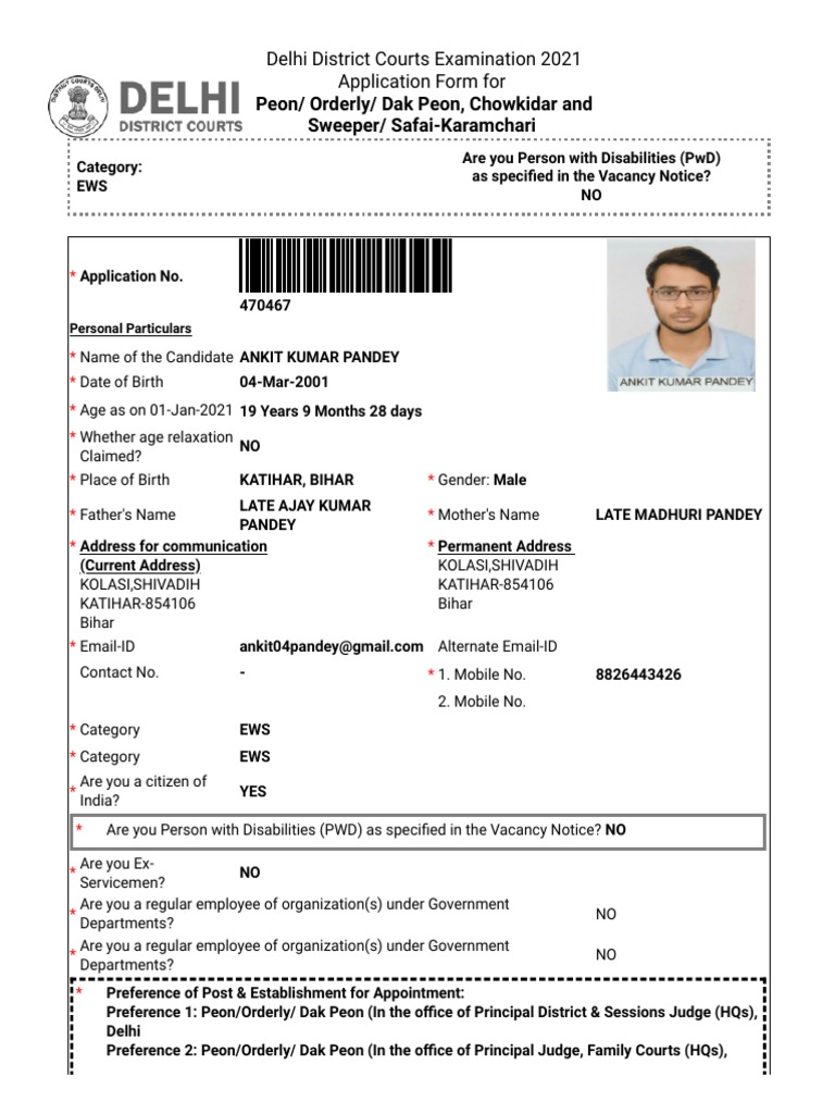 Peon/ Orderly/ Dak Peon, Chowkidar and Sweeper/ Safai-Karamchari | PDF | Justice | Crime & Violence