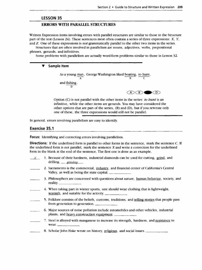 Parallel Structures | PDF | Linguistics | Syntax
