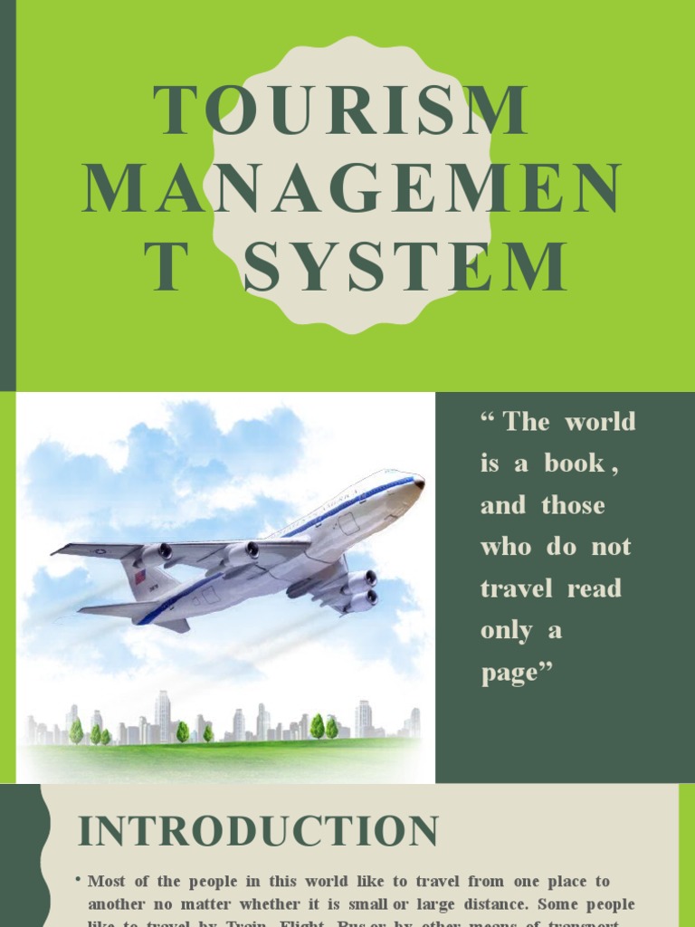 Web-Based Tourism Management System | PDF | My Sql | World Wide Web