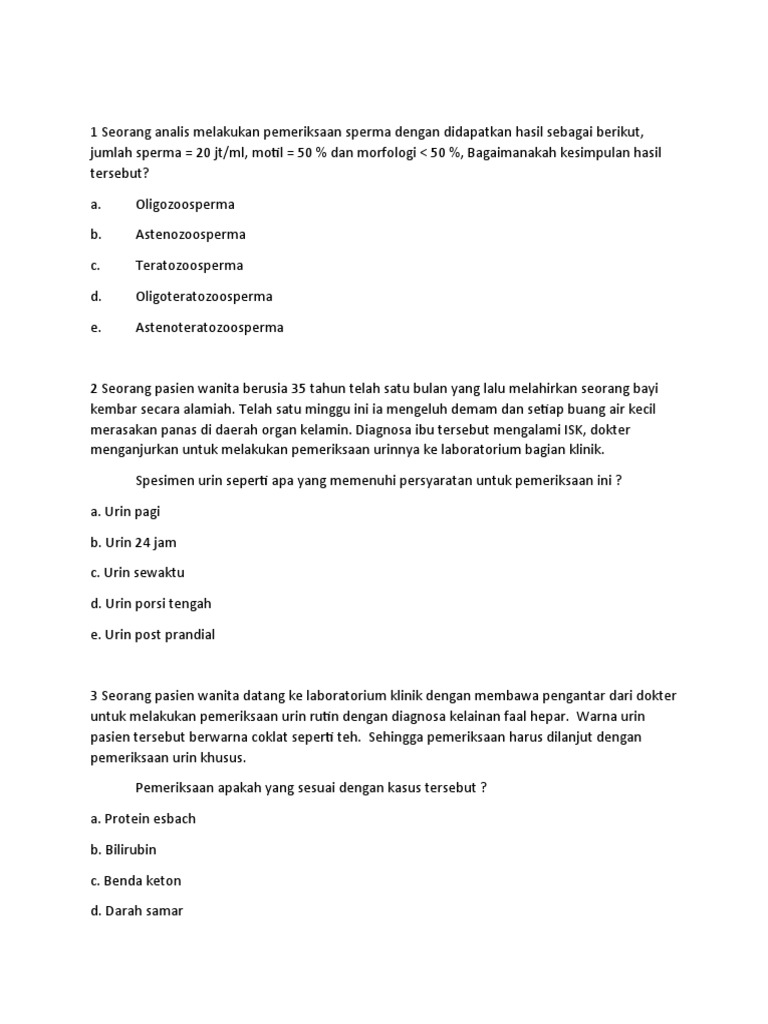 Soal D3 TLM | PDF