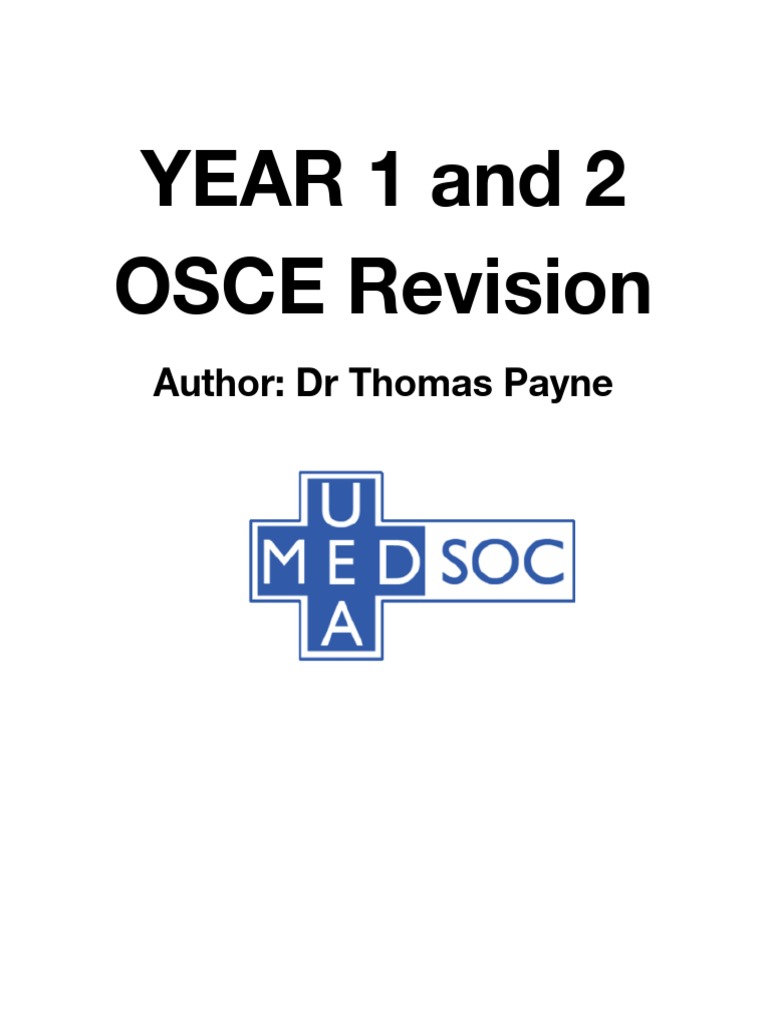 Year 2 Osce Cheat Sheet | PDF | Anatomical Terms Of Motion | Foot