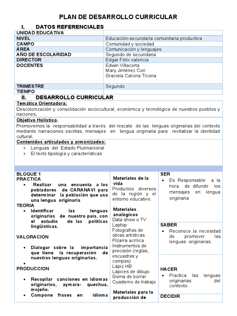 PDC Lco 2° Sec | PDF