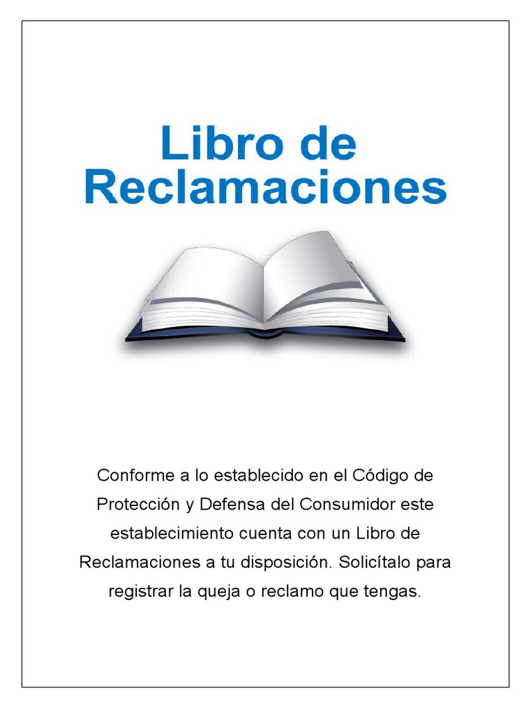 Libro de Reclamaciones | PDF