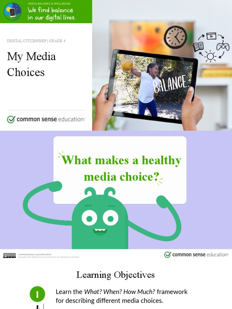 Grade 4 - My Media Choices - Lesson Slides | PDF | Vocabulary ...