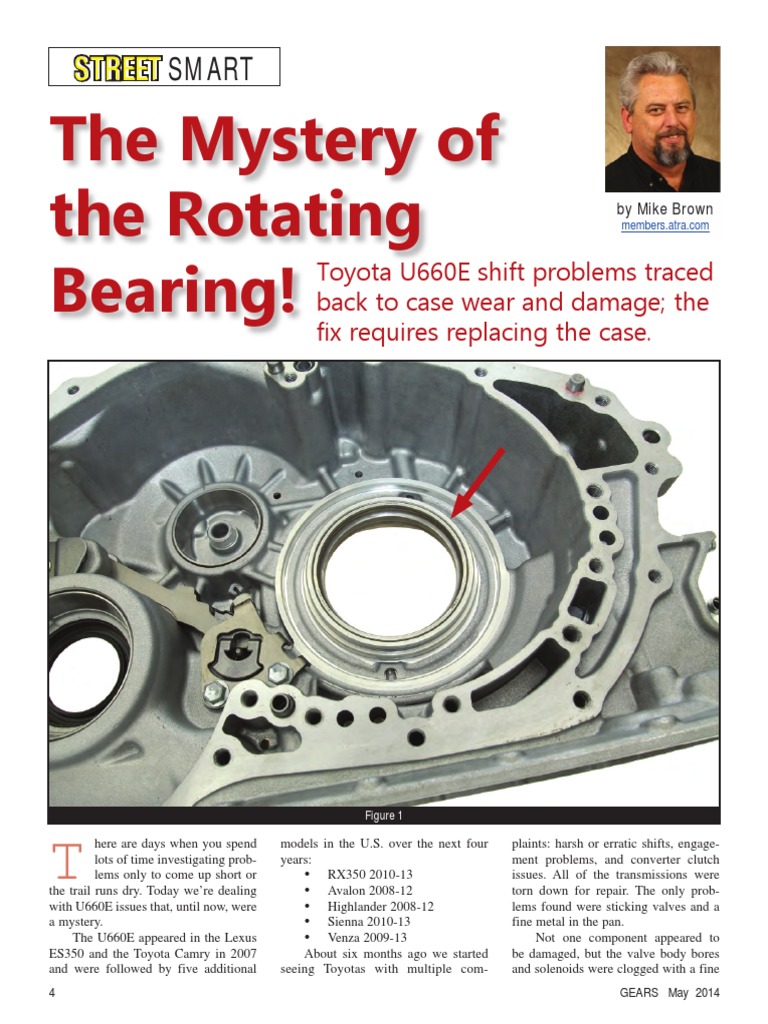 U660e Case Bore | PDF | Transmission (Mechanics) | Clutch