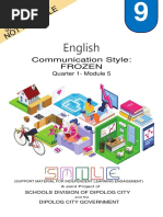 Frozen Speech Style | PDF | Foreign Language Studies