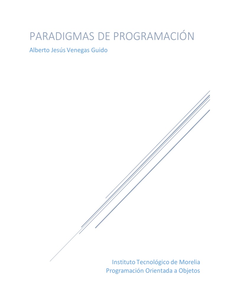 Paradigmas Programación Imperativo Funcional Objetos | PDF | Objeto (informática) | Lenguaje de ...