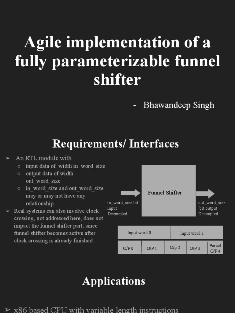 Funnel Shifter | PDF | Data Buffer | Input/Output