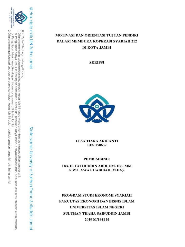 Elsa Tiara A. Ees 150639 - Ekonomi Syariah - Bahari Komputer | PDF ...