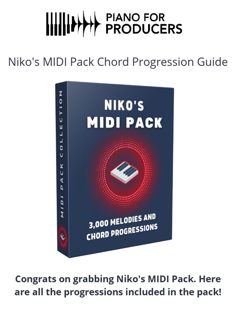 Niko's MIDI Pack Chord Progressions Guide | PDF | African American ...
