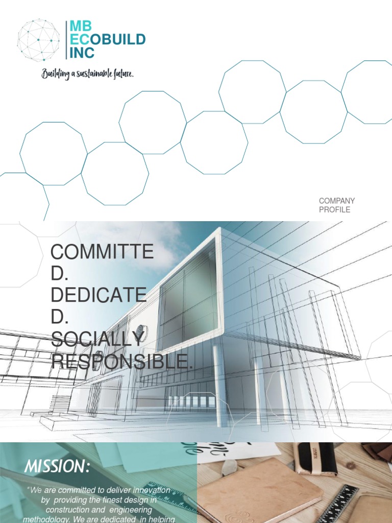 MBECOBUILD: Engineering Company Profile | PDF | Engineering | Drainage