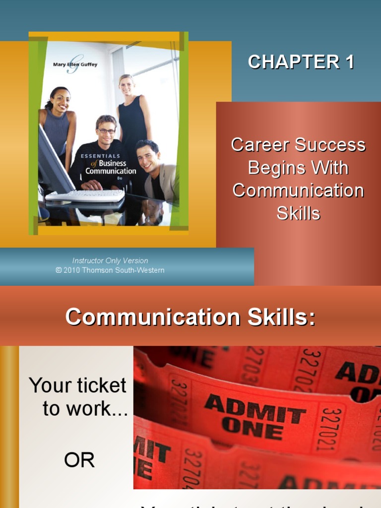 Career Success Begins With Communication Skills | PDF | Communication ...