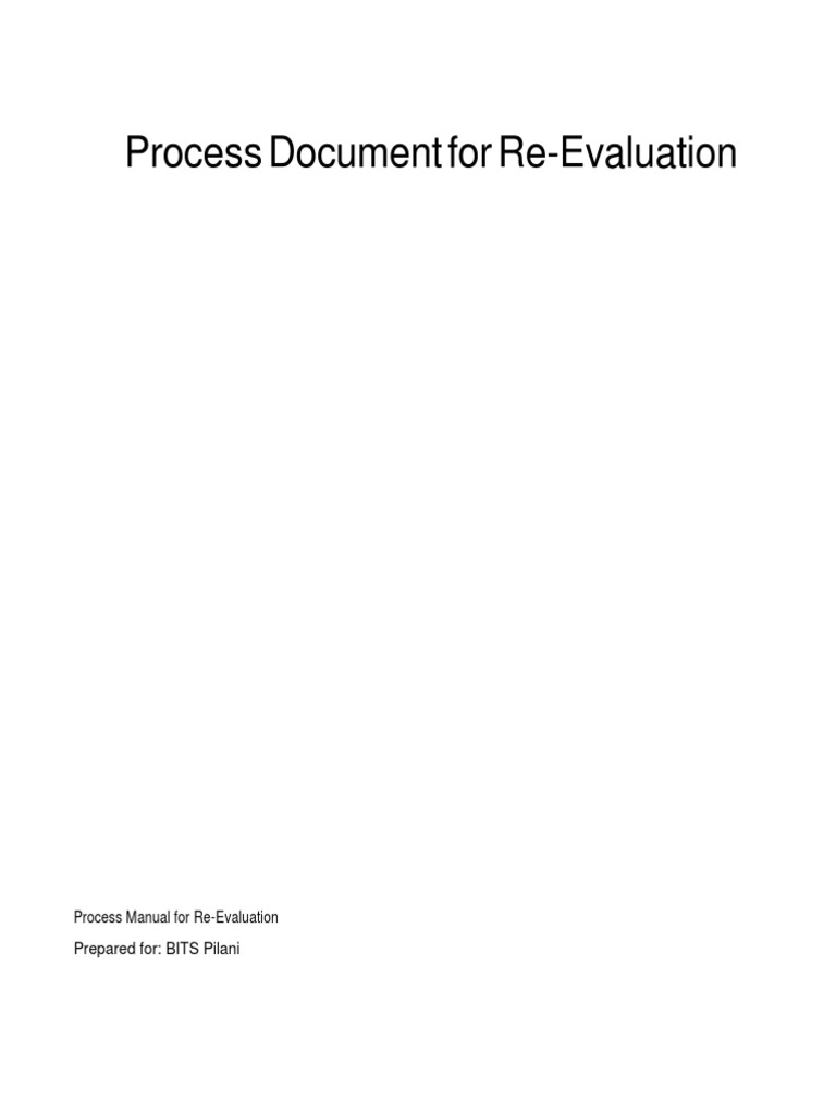 Student Re-Evaluation Process Guide | PDF | Career & Growth | Finance ...