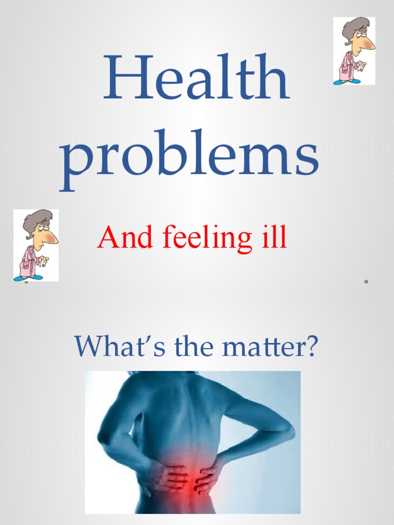 Illnesses Whats The Matter and Health Problems Fun Activities Games ...
