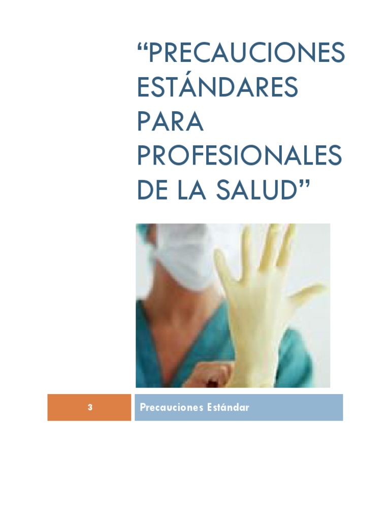 3 Precauciones Estandar | PDF