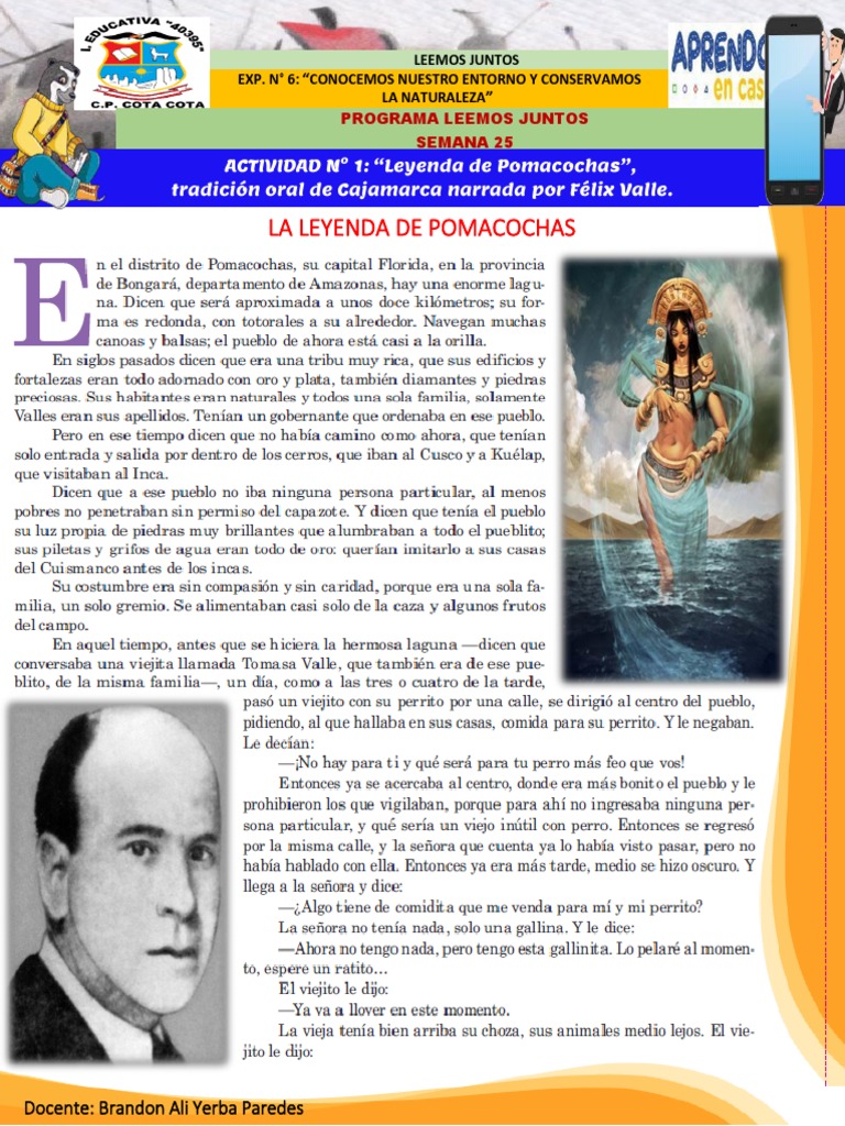 1ro y 2do Semana 25 Programa Leemos Juntos | PDF | Cognición