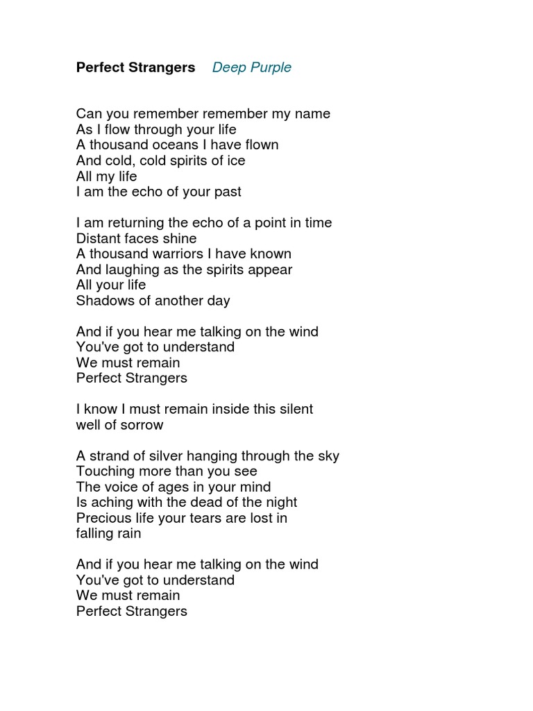 04 - Perfect Strangers | PDF
