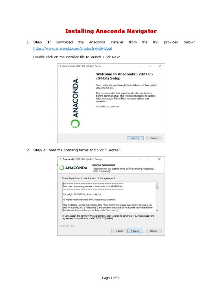 Anaconda Installation Guide | PDF
