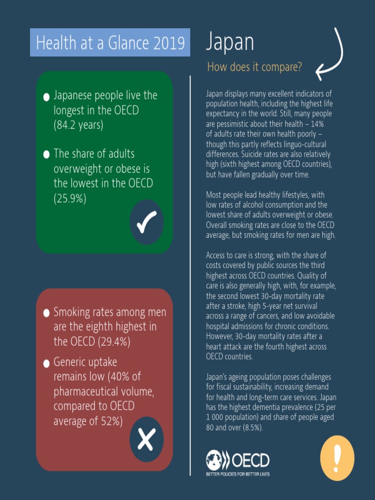 Japan: Health at A Glance 2019 | PDF | Obesity | Chronic Condition