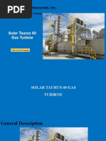 5.2 MW Solar Taurus 60 MPU Overview | PDF | Gas Turbine | Engines