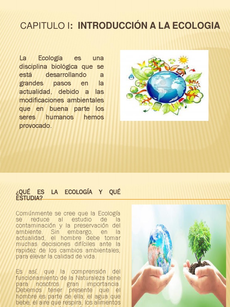 Tema 1 INTRODUCCION A LA ECOLOGIA. | Descargar gratis PDF | Ecología | Matemáticas