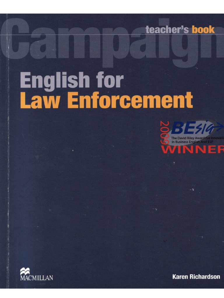 English For Law Enforcement TB | PDF