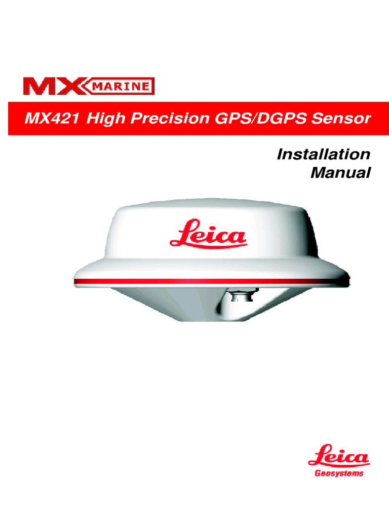MX421 Installation Manual | PDF | Global Positioning System ...
