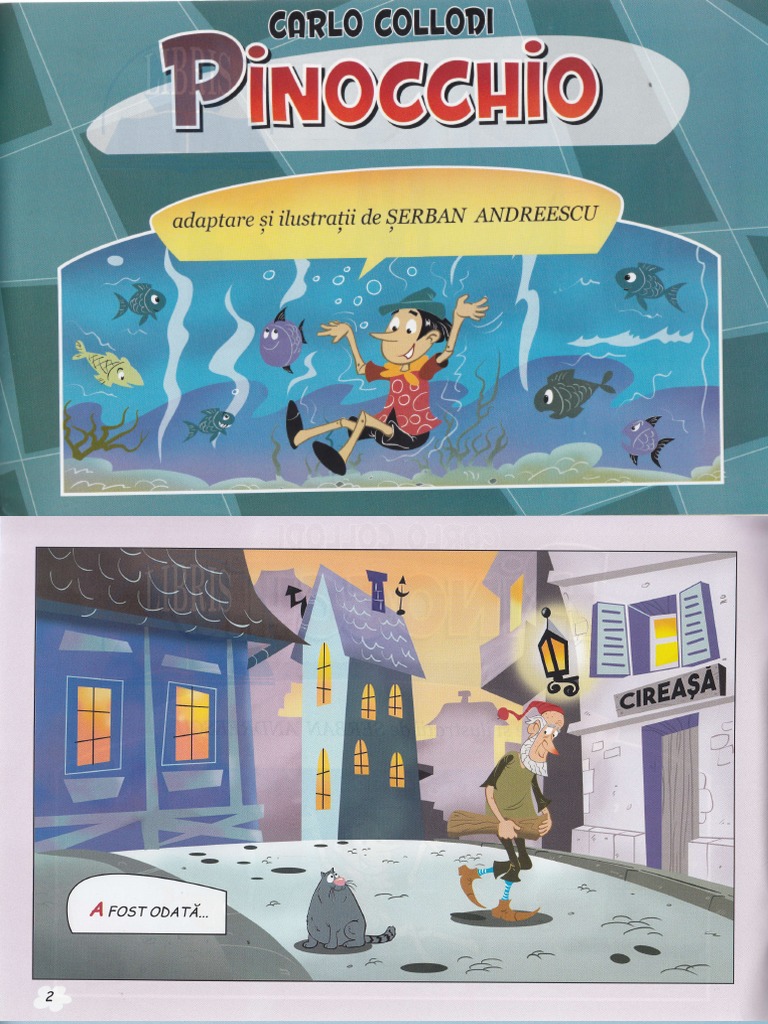 Pinocchio (Benzi Desenate) - Carlo Collodi | PDF