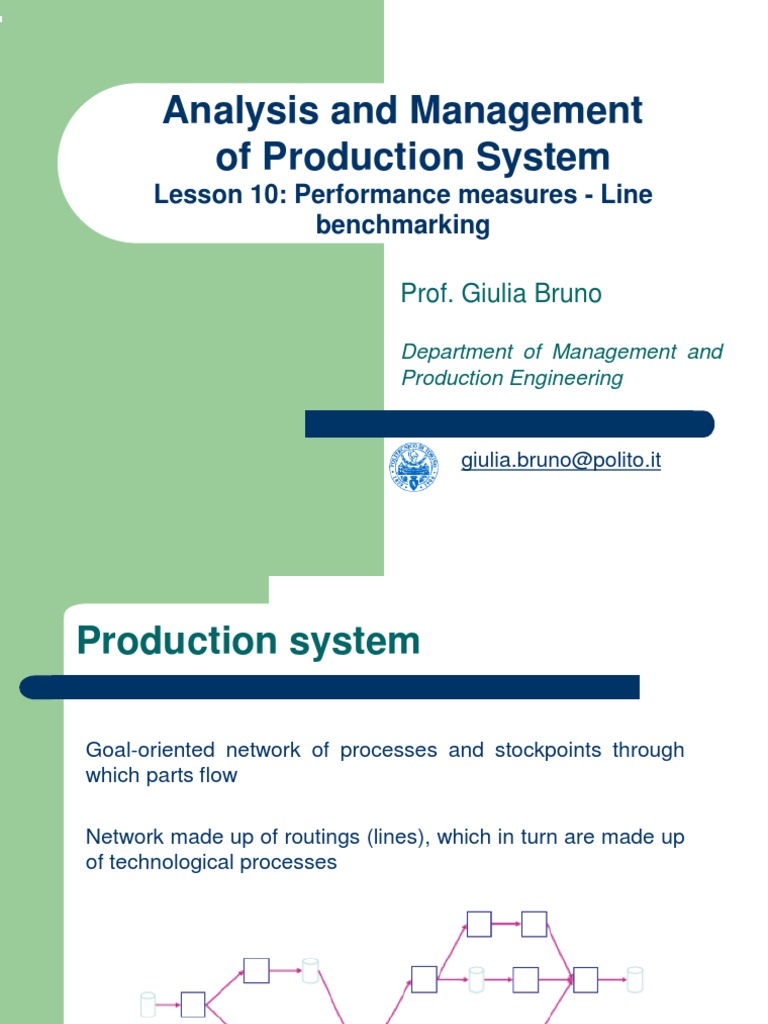 Benchmarking the Penny Fab Production Line: Analyzing Performance ...