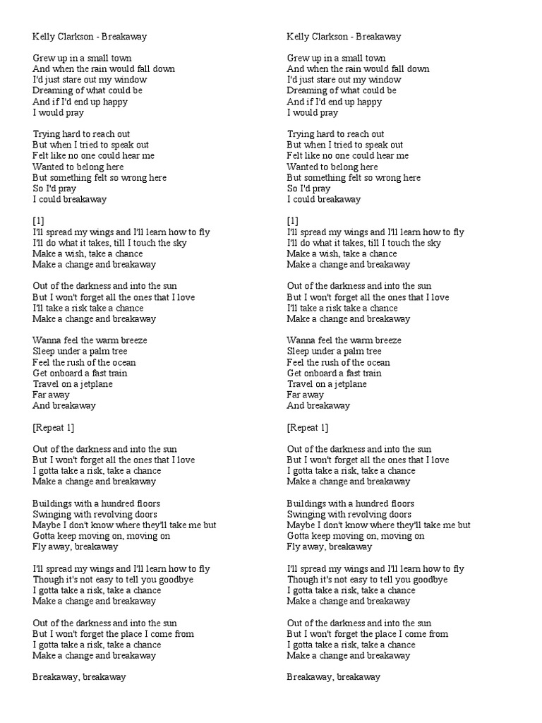 Kelly Clarkson - Breakaway | PDF