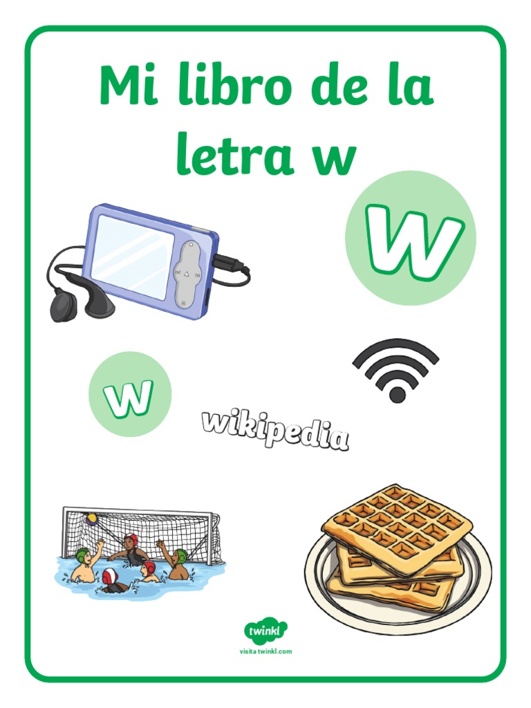 Mi Libro de La Letra W: Wikipedia Wikipedia | PDF | Ortografía | Colación
