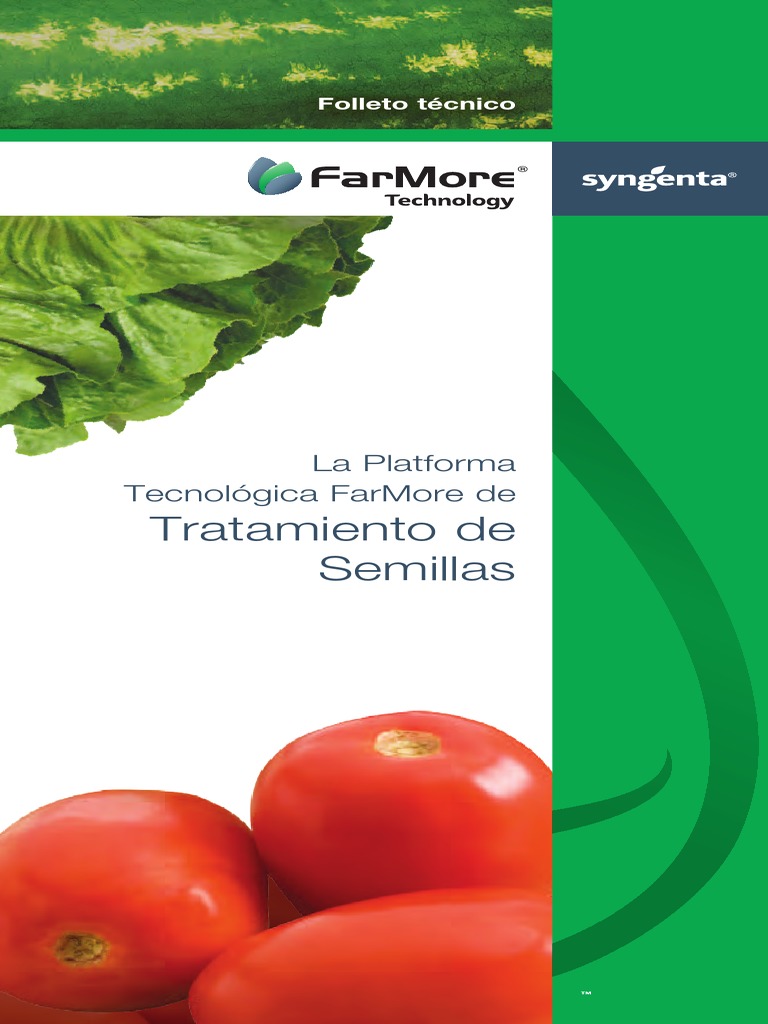 Tecnología FarMore en Tratamiento de Semillas | PDF | Agricultura ...