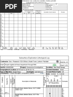 Contoh Template Boring Log Via - Ms Excel | PDF | Physical Sciences ...