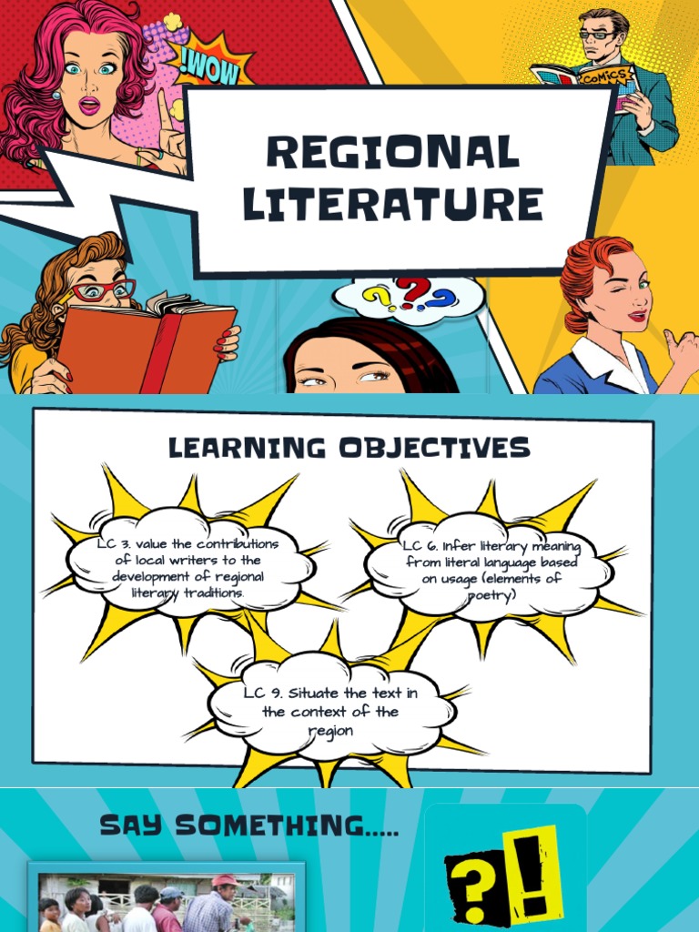 Regional Literature and Elements of Poetry | PDF | Poetry | Poetic Form