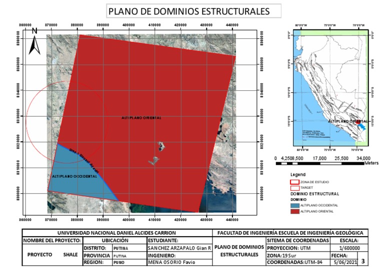 Planos de Dominio Estructural en Puno | PDF