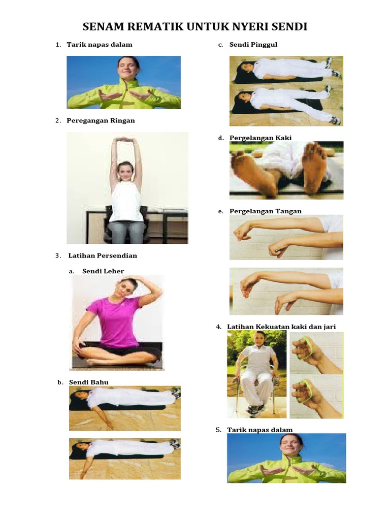 Mini Poster Senam Rematik | PDF