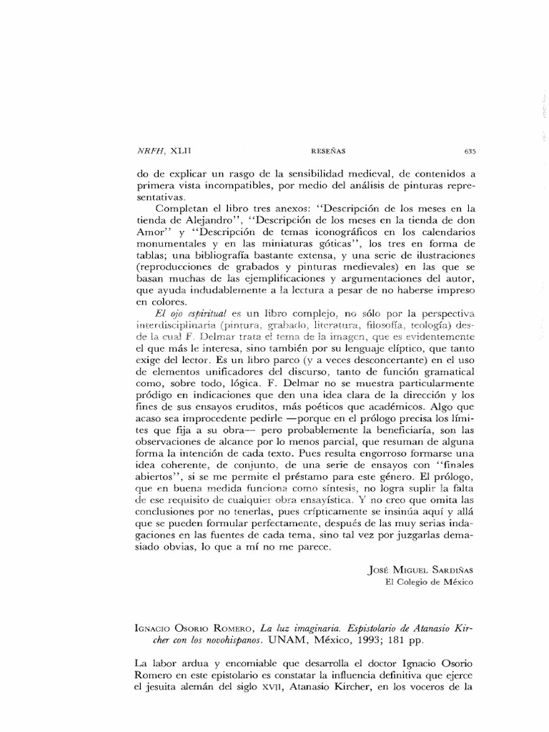 Ignacio Osorio Romero La Luz Imaginaria Epistolari | PDF | Nueva españa