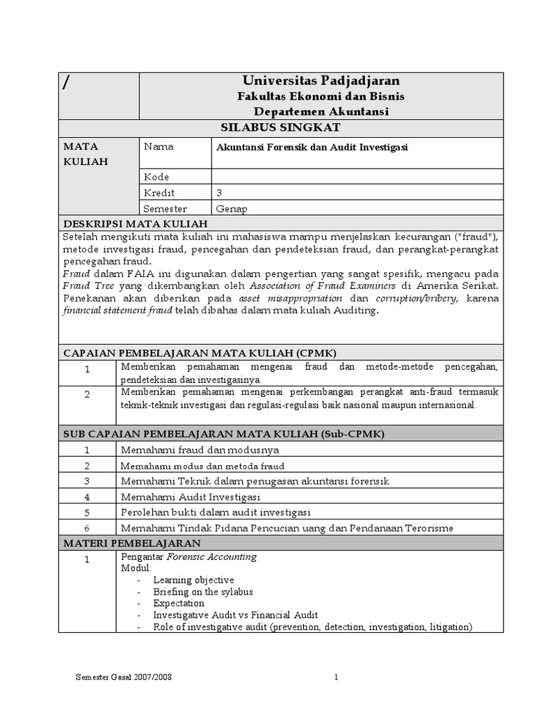 RPS Faia Unpad 2021 | PDF