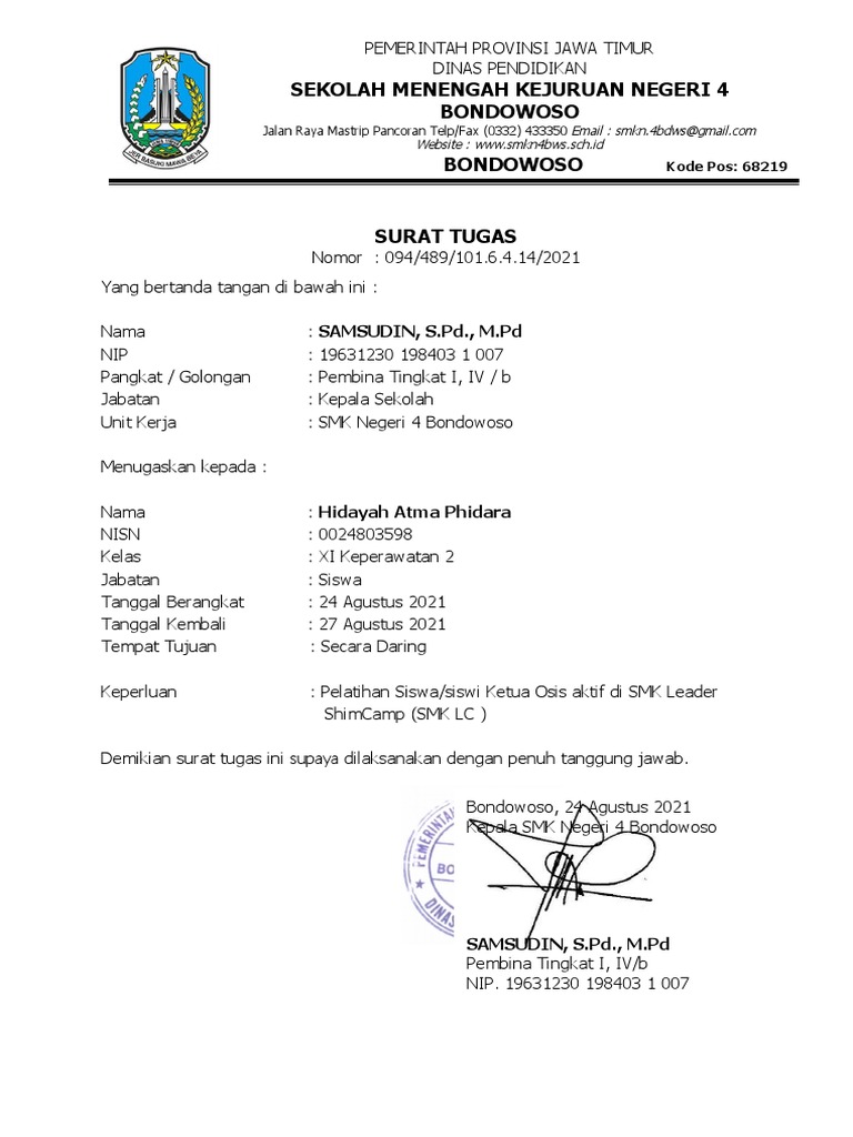 SPPD Siswa Hidayah | PDF