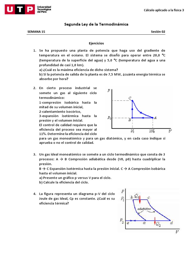 S15.s2-Resolver Ejercicios | Descargar gratis PDF | Temperatura | Gases