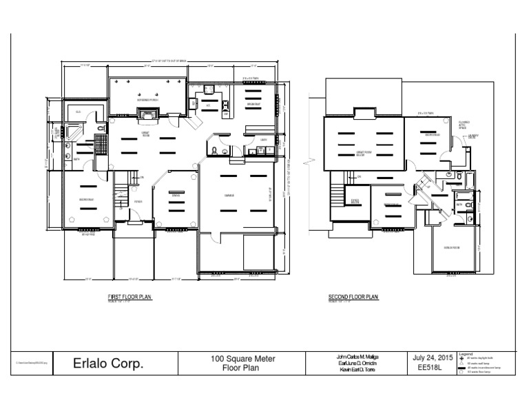 Floor Plan for Home Builders | PDF | Lighting | Architectural Design