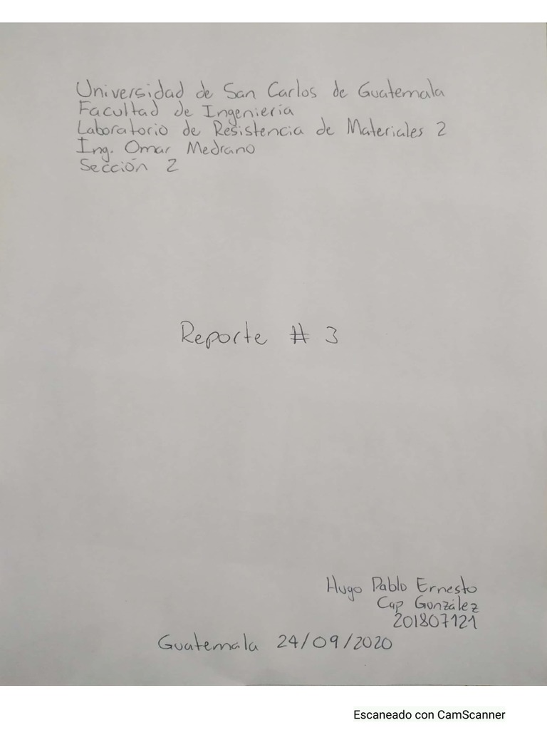 Reporte #3 - R2 - 201807121 | PDF