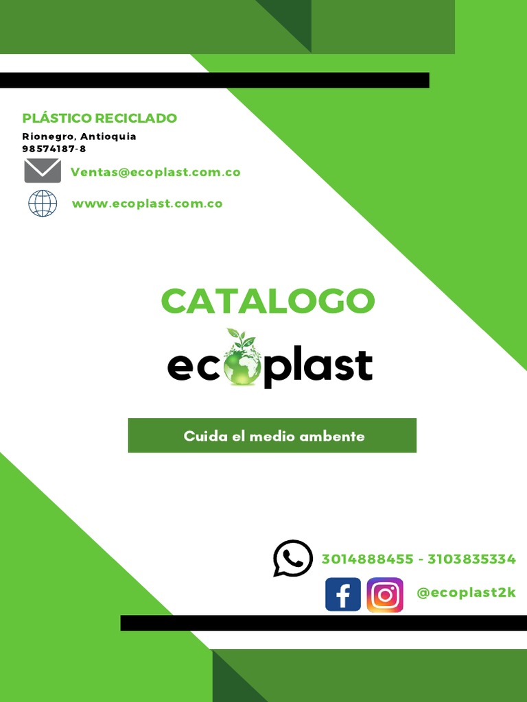 Catalogo Ecoplast | PDF | Residuos | El plastico