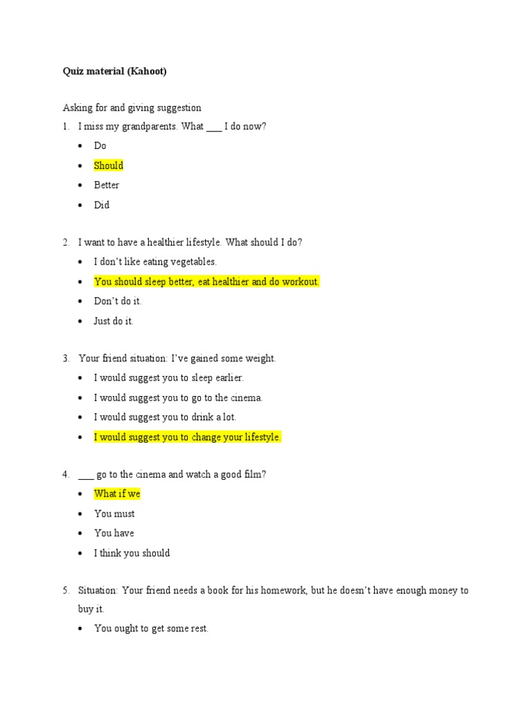 Quiz Material (Kahoot) of Microteaching - Astria Nur Fauziah | PDF ...