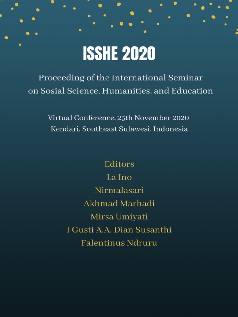 Prosiding ISSHE 2020 UHO & Unwar | PDF