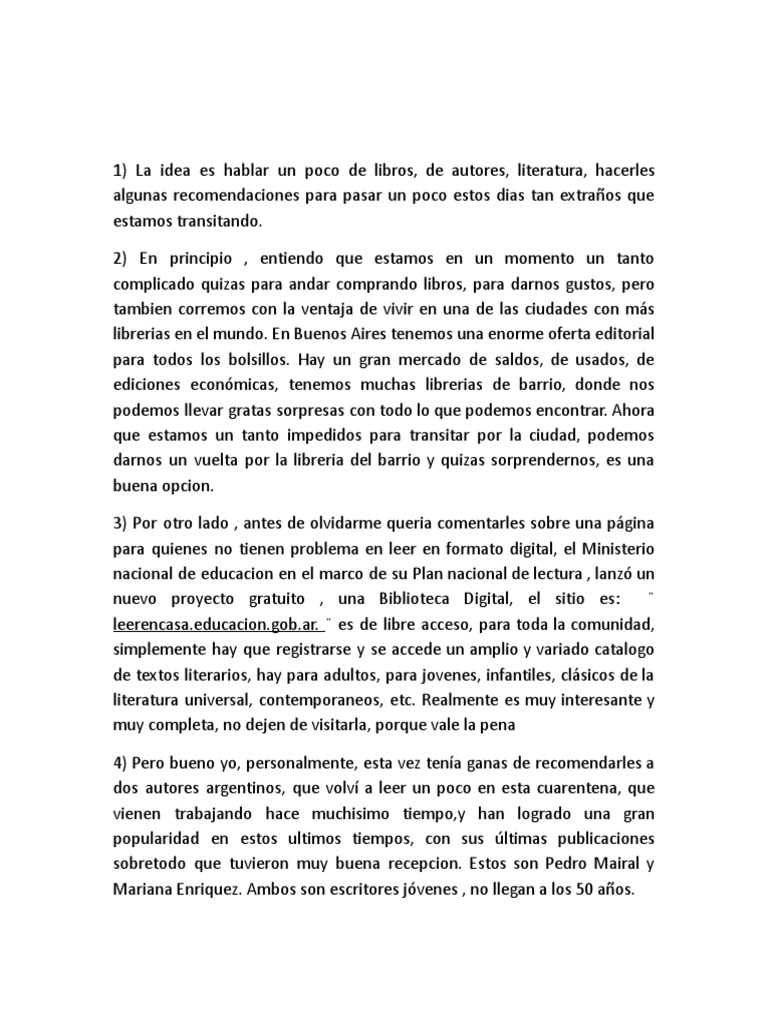 Reseña Libros | PDF