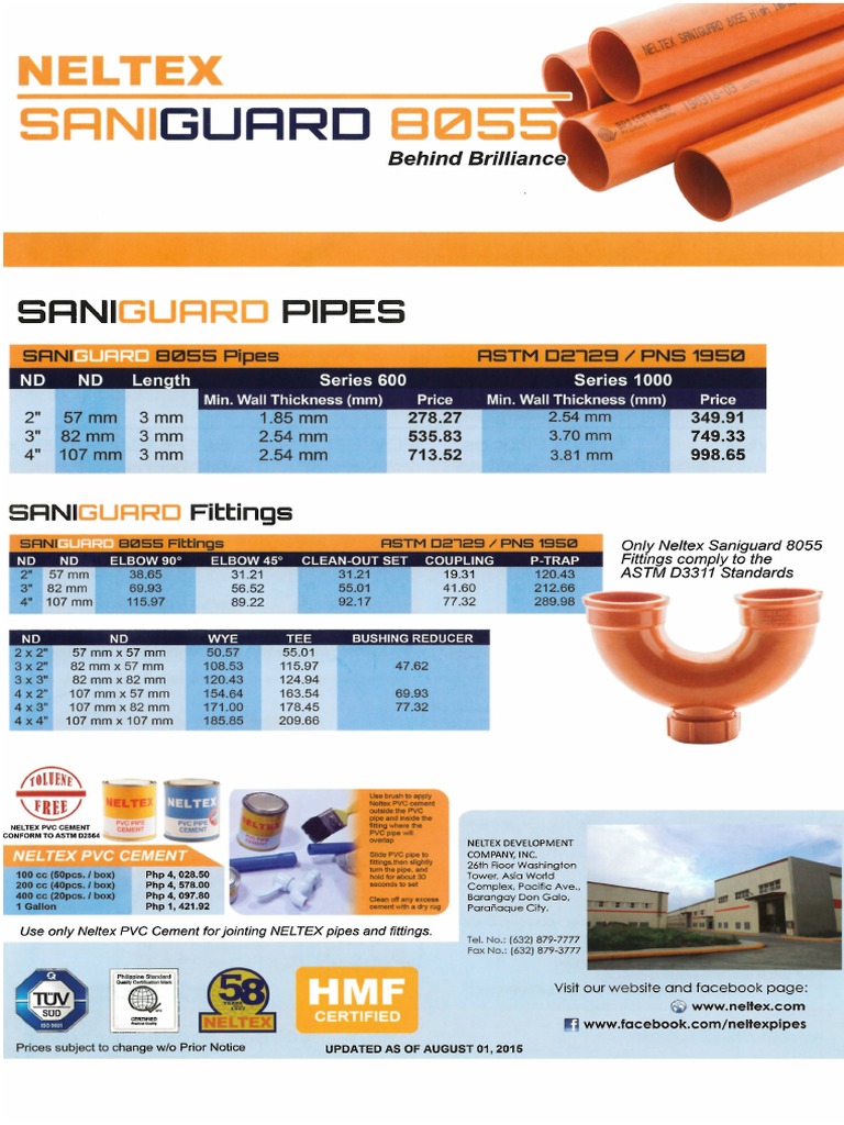 Neltex Pricelist | PDF