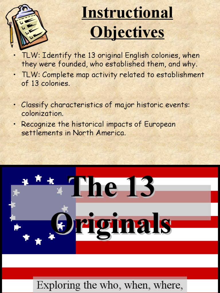 Overview of the 13 Original Colonies | PDF | New England | Plymouth Colony